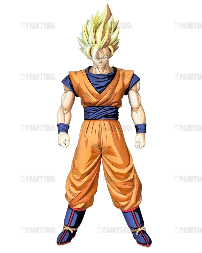 DBZ Super Saiyan 2 Son Goku Grandista Figure Repaint